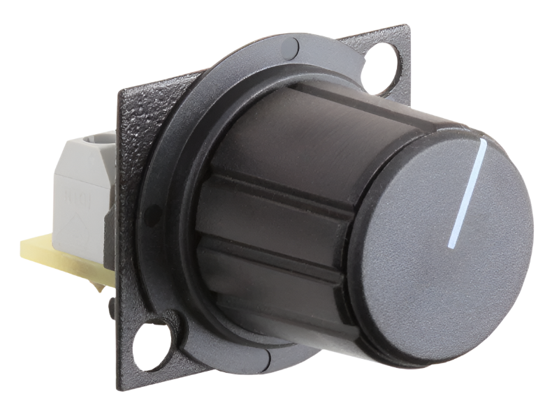 AMS-10KA 10K Audio Taper Pot & Knob Assembly Terminal Block Connection ...